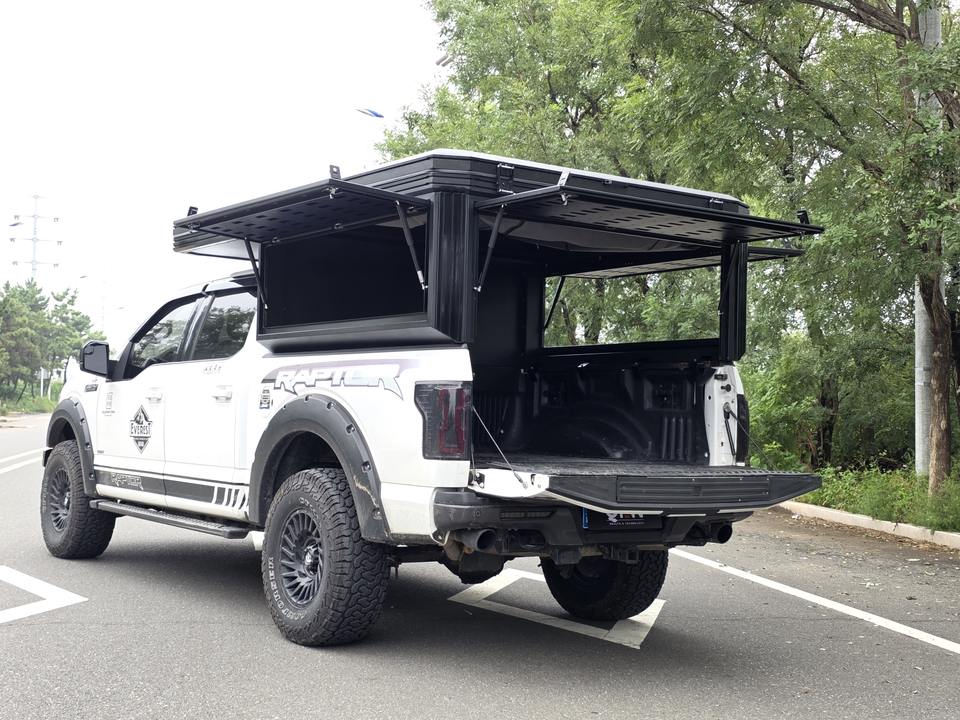 TP06W Truck Bed Camper Shell Truck Camper pop up Expedition Truck ...