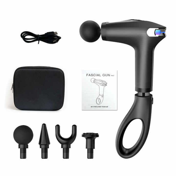 2025 Popular Handheld Black Mini Electric Impulse Muscle 30 Speed ...