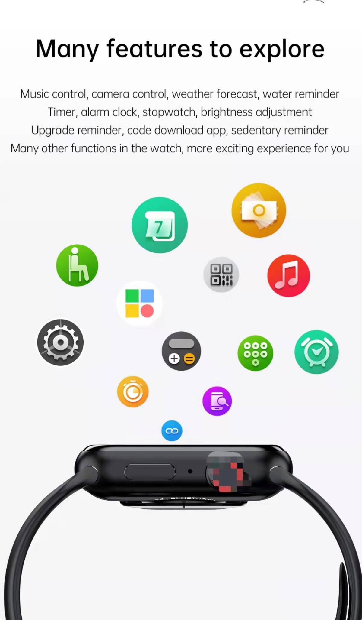 Atouch HL7 Pro Smart Watch - Bht Store Uganda