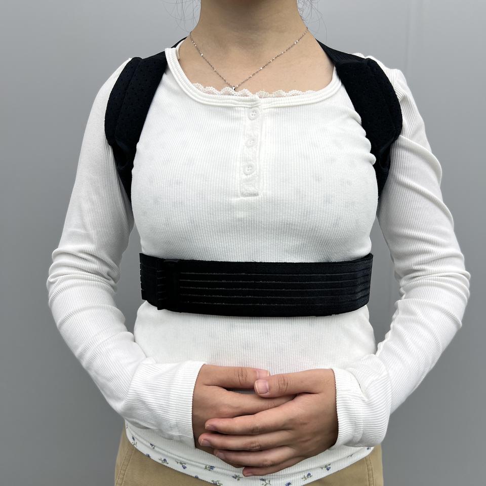 Unisex Adjustable Breathable Straightening Posture Belt with Chest ...