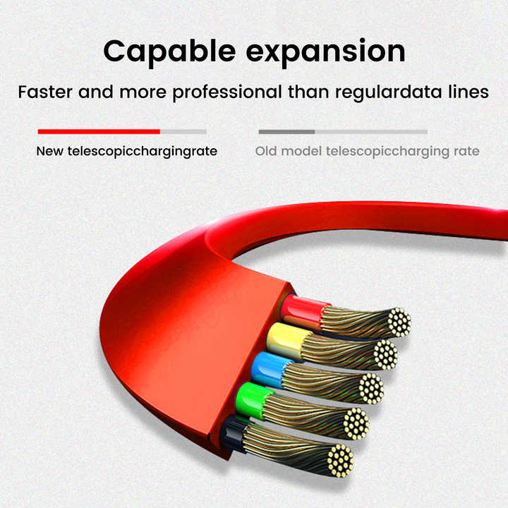 Popular Design 3 in 1 Retractable Fast Charger Cable Multi Charging ...