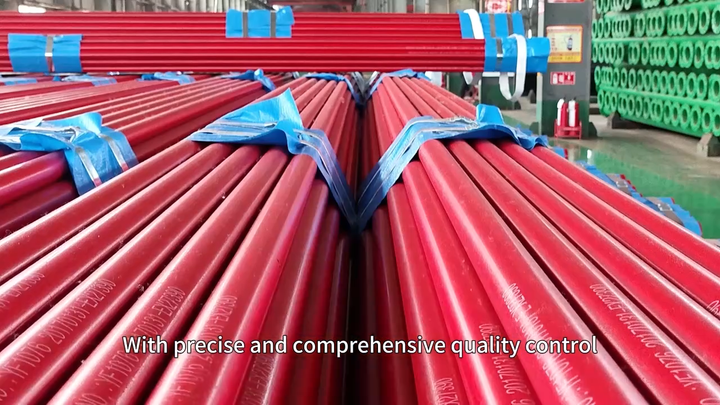 RED PAINT STEEL PIPE of RAL 3000 of 50 MICRONS THICKNESS| Alibaba.com