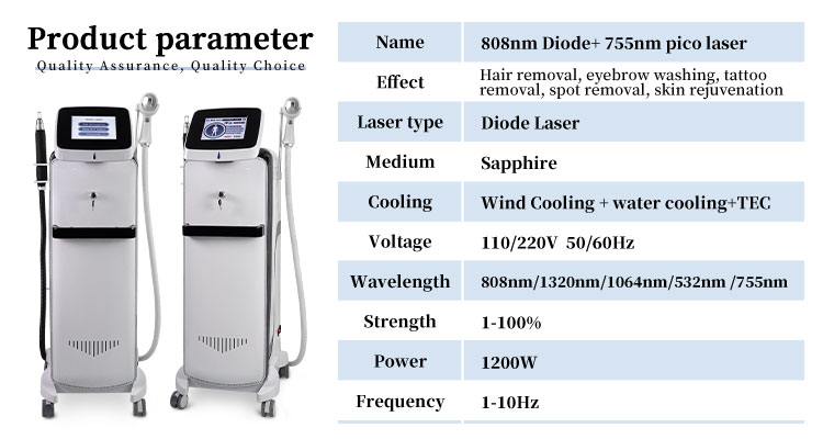 Multifunction Diode Laser 755 808 1064 Hair Removal Machine 2 In 1 ...