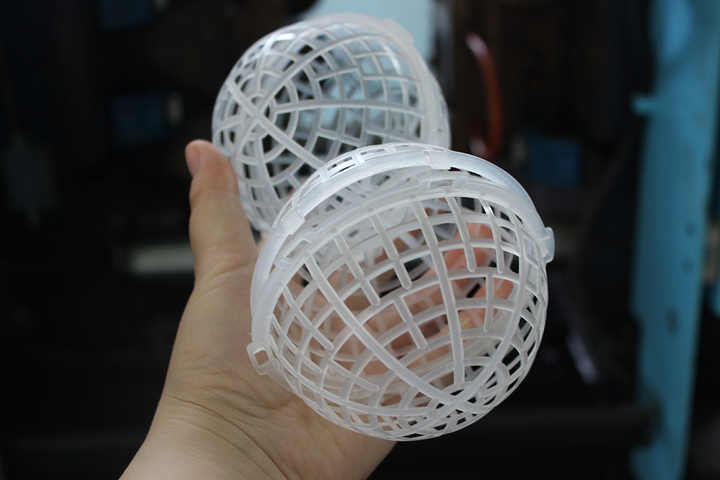 Random Tower Polypropylene Suspended Filter Media PP Floating Cage Bio ...