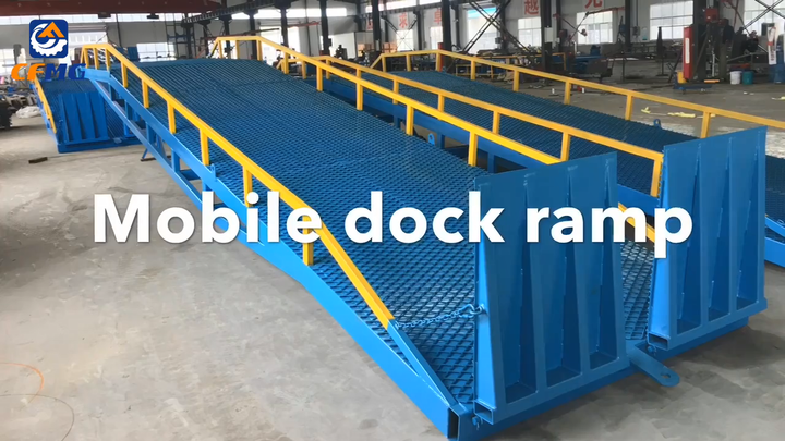 5-15 Ton Hydraulic Container Load Dock Ramp | Mobile Loading Ramp for ...