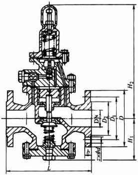 WCB Pilot Operated Piston Type Flanged Pressure Reducing Valve for ...