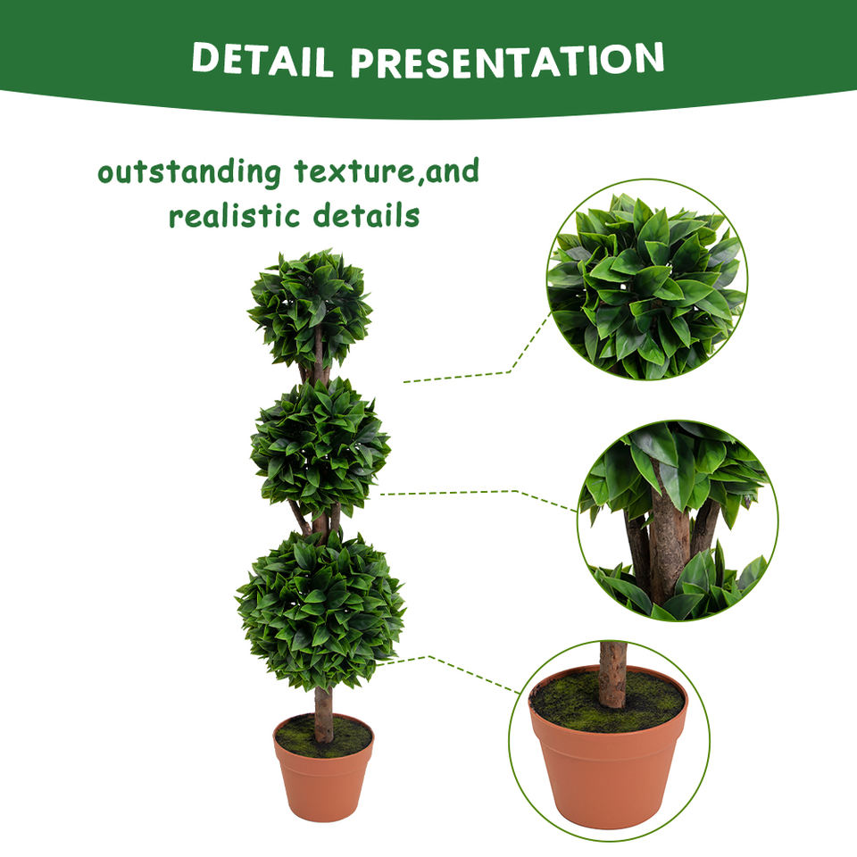 Wholesale Temu Product - Artificial Topiary Spiral Tree