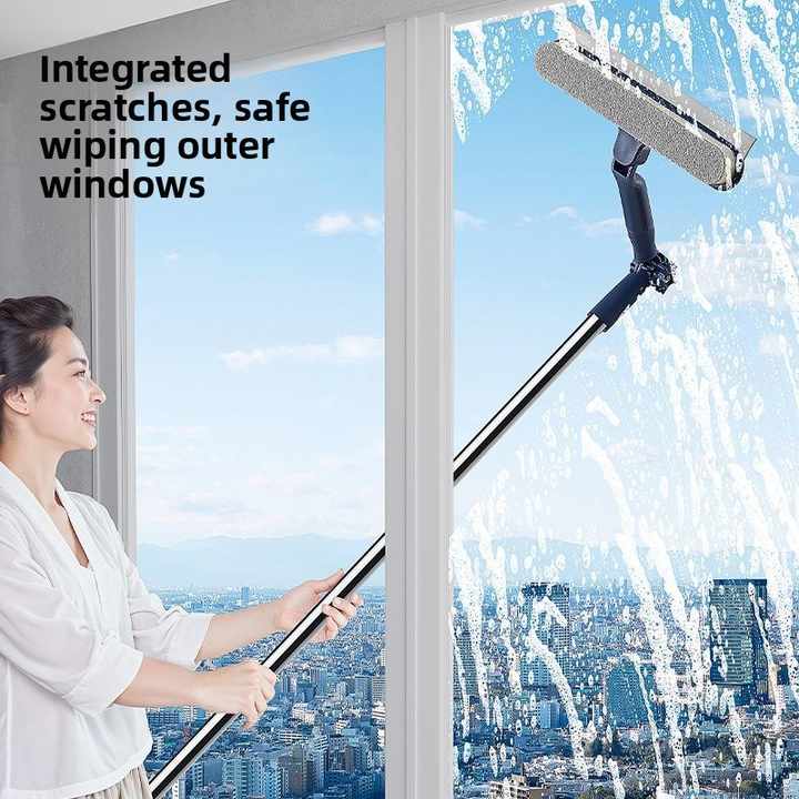 Double-sided Clean Windows Squeegee Window Cleaner Microfiber Window ...