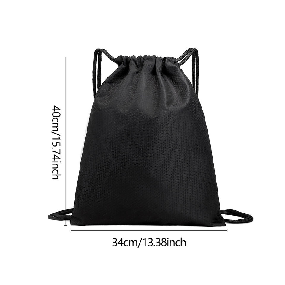 Customizable logo Nylon Portable Drawstring Bag, Foldable Backpack ...