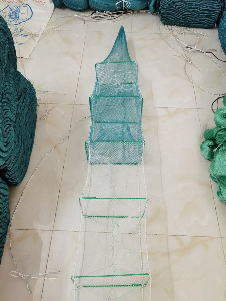 Long Train Cast Net Trap with Single Knot 10m for Crab Lobster Shrimp ...
