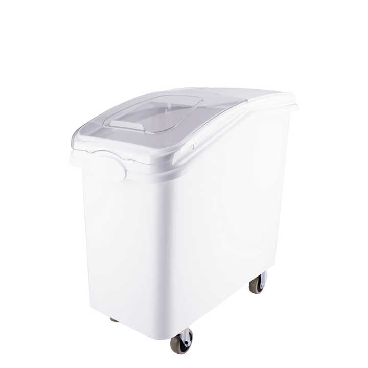 102L Large Ingredient Bin with 4 Wheels 24oz Scoop Mobile Bulk Food ...