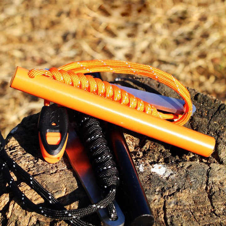 Large Essential Survival Kit Quick Fire Starter Flintstone Tool for ...