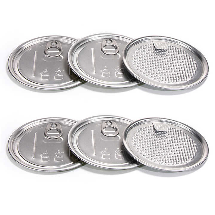 Aluminum Easy Open Lids - Ideal for Cans & Custom Orders