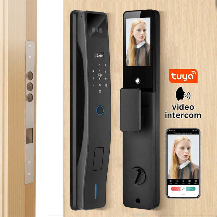 3D Secure Video Intercom with Fingerprint Face Recognition