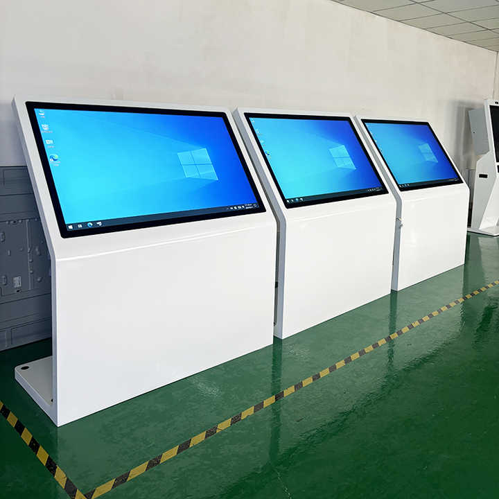 All-in-One Indoor Self-Service Booth with 21.5/32/43/55 Inch Inclined ...