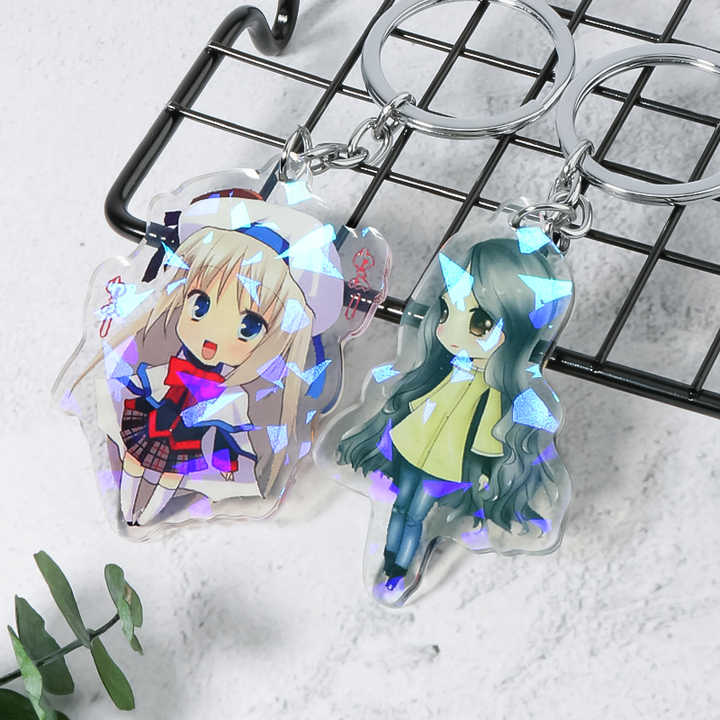 2020 VOGRACE Custom Printed Acrylic Keychains - Perfect Promotions