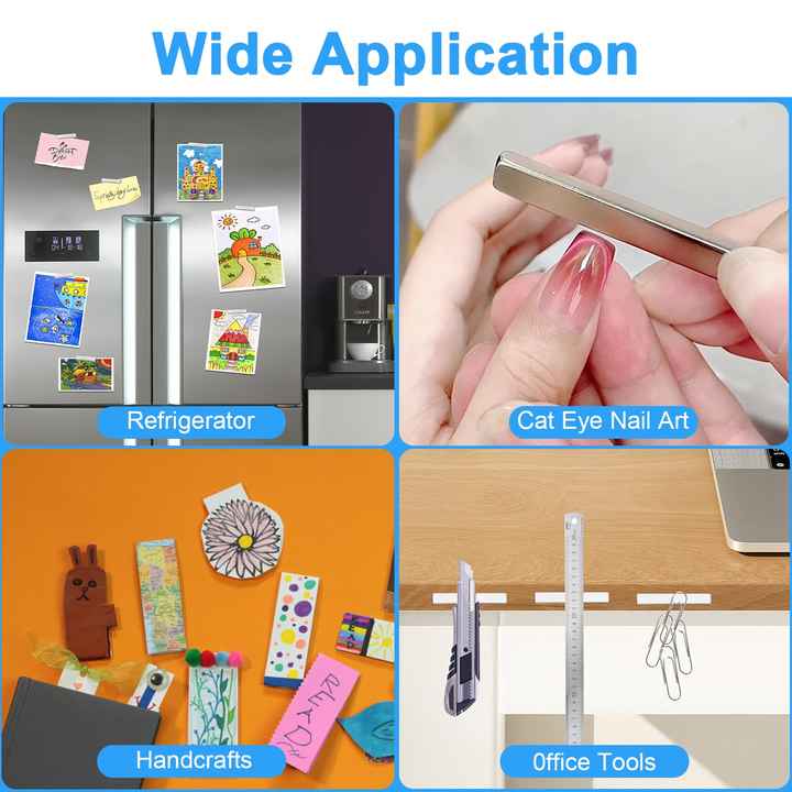 Strong Neodymium Magnets Bars Rare Earth Rectangular Magnet Strips for ...