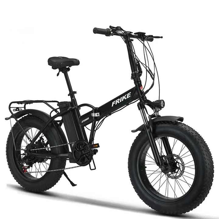 48V 500W Electric Bike with 7 Speeds - Adult Folding Fat Tires