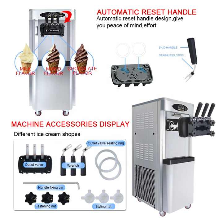 Commercial Soft Serve Ice Cream Machine Price| Alibaba.com