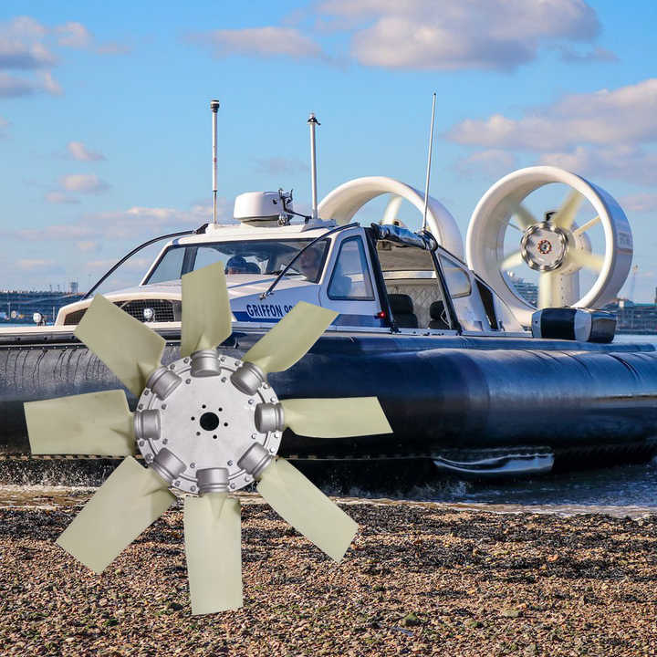 Colorfandele 5w Aluminum Impeller Axial Flow Fan for Hovercraft ...