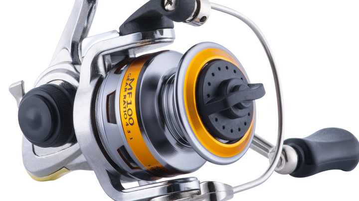 100 Series Collapsible Handle Mini Spinning Fishing Reel Metal Body ...