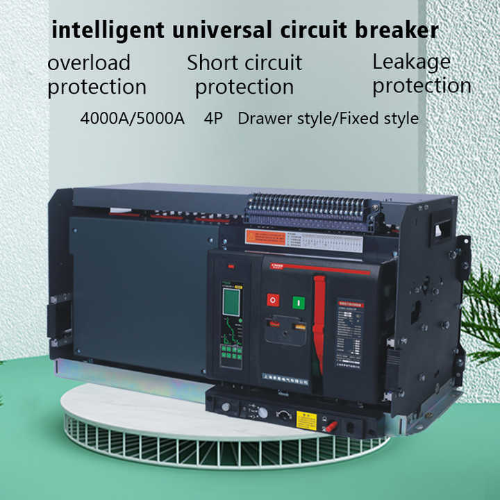Intelligent Universal Circuit Breaker 3P 4P Fixed Drawout ACB 1600A 2000A 2500A 3200A 4000A ...