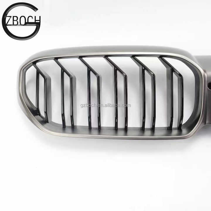 세륨 회색 자동차 그릴 BMW 5 시리즈 G30 G38 520i 535i 540i M 스포츠 2021-2023 자동차 범퍼 그릴 ...