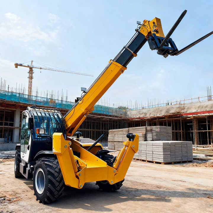 Multi-Function Telehandler with Bucket Forks & Grapple 3-in-1 ...