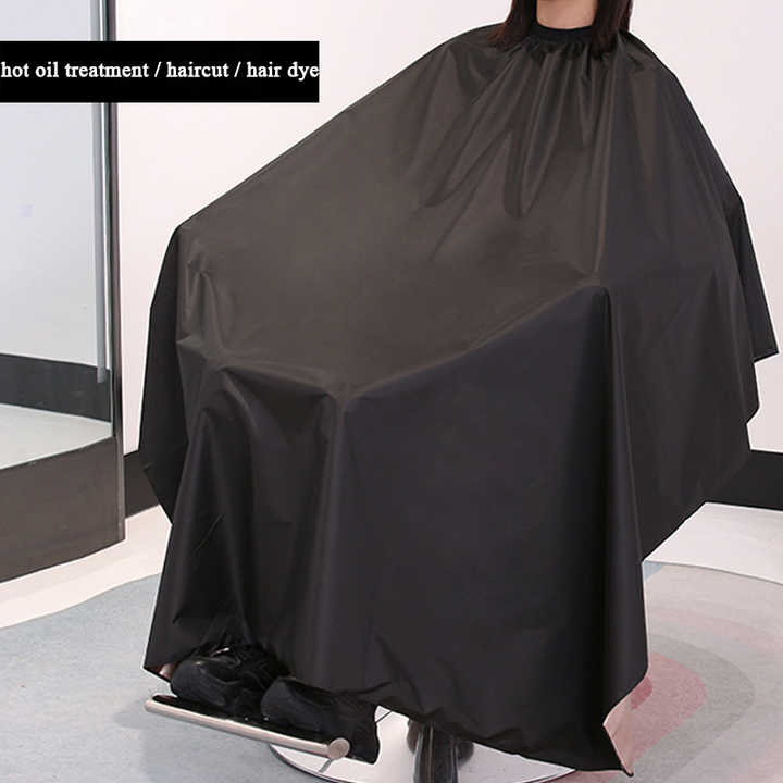 Wholesale Custom Logo Black Salon Cape Polyester Barber Cape Apron ...