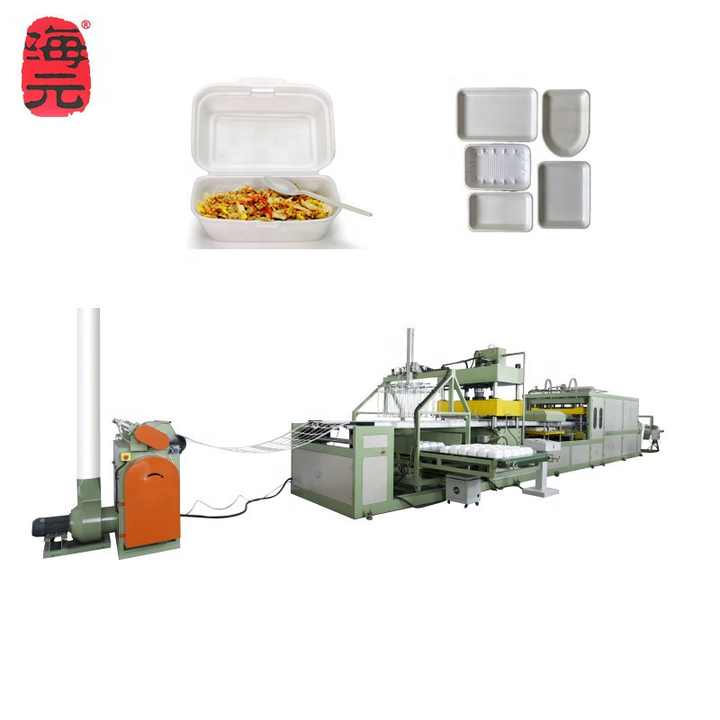 Plastic Disposable Ps Foam Food Container Making Machine Meal Food Box ...