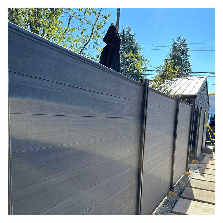 1800x1800mm Eco-Friendly Composite Fence Panel & Easy Install Wood ...