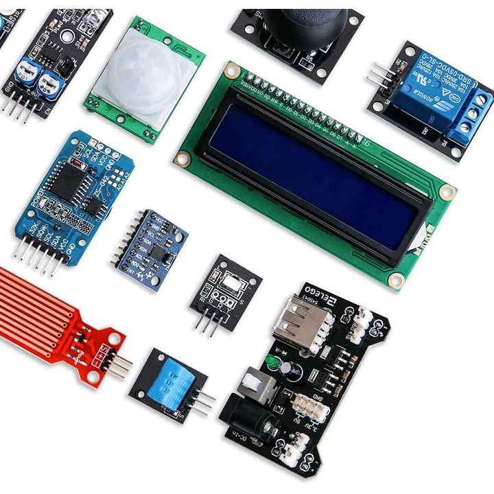 ELEGOO 37 in 1 Upgraded Sensor Modules Kit Compatible with for Arduino ...