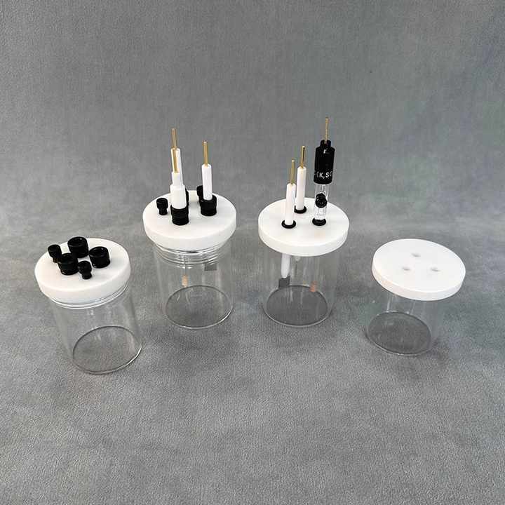 C001 Sealed Three Electrode Electrochemical Electrolysis Device Lab ...