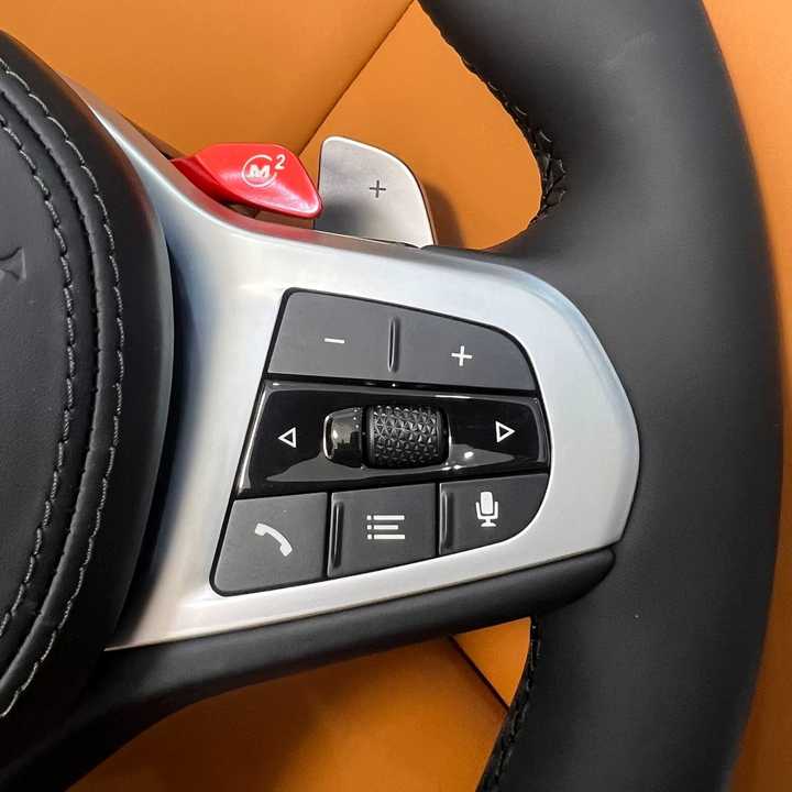 G80 M3 G82 M4 M Performance Steering Wheel Thick Grip Genuine Leather ...