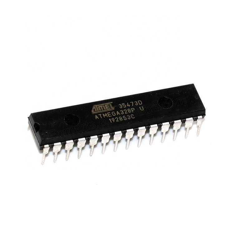 EC Mart Microcontroller ATmega IC 8-bit 20 MHz 32 KB FLASH 28-PDIP ATMEGA328P-PU Products from ...