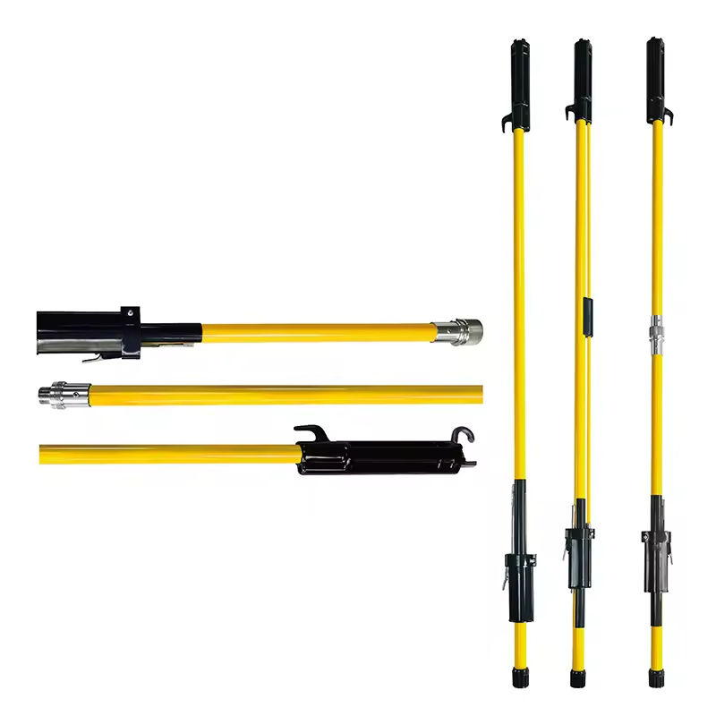 11kV, 36kV Clamp Sticks Insulated Fiberglass Clamp Stick 1.4m ,2m,2.5m ...