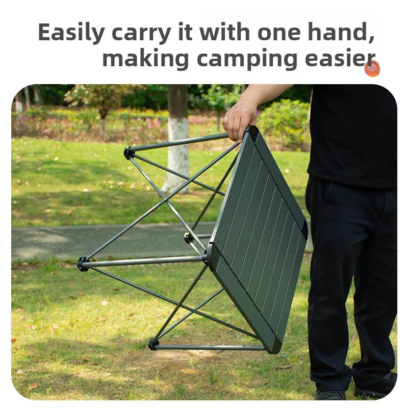 Lightweight Aluminum Alloy Square Folding Table-Portable Outdoor ...
