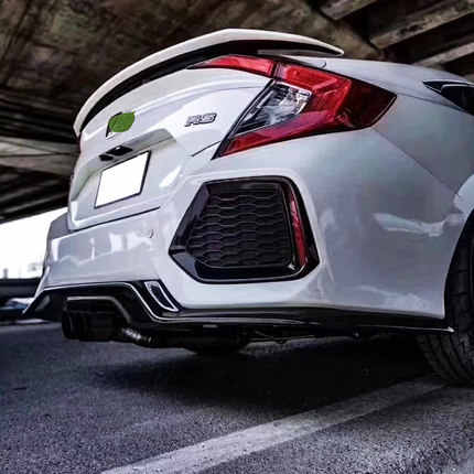 Car Body Kits Modified Upgrade to Civic SI Style Body Kit Front Bumper ...