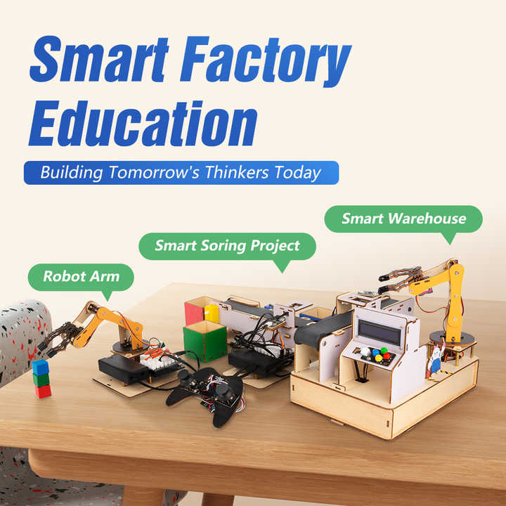 Acebott Esp32 Stem Smart Factory Education Kit For Arduino