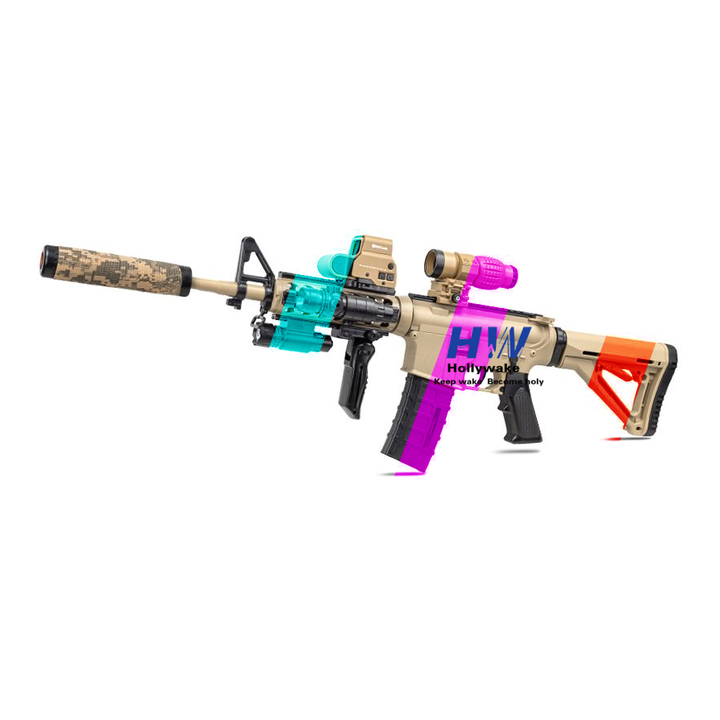 M4A1 Gel Blasters Gun Model Movie Props High Quality with Scope holo ...