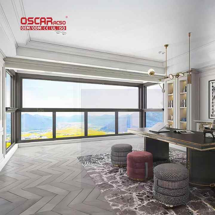 Soundproof Aluminium Sliding Window with Stainless Screen Netting ...