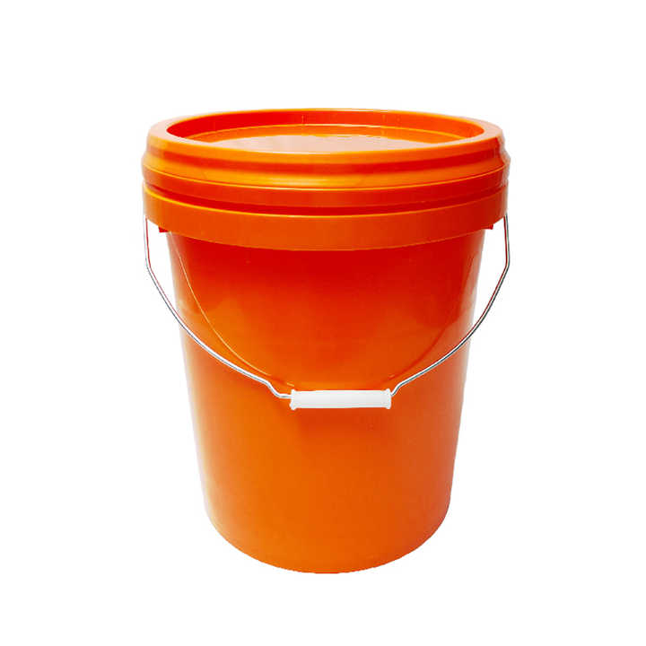 5 Gallon Black White Blue Gasoline Oil Engine Plastic Bucket 20L With ...