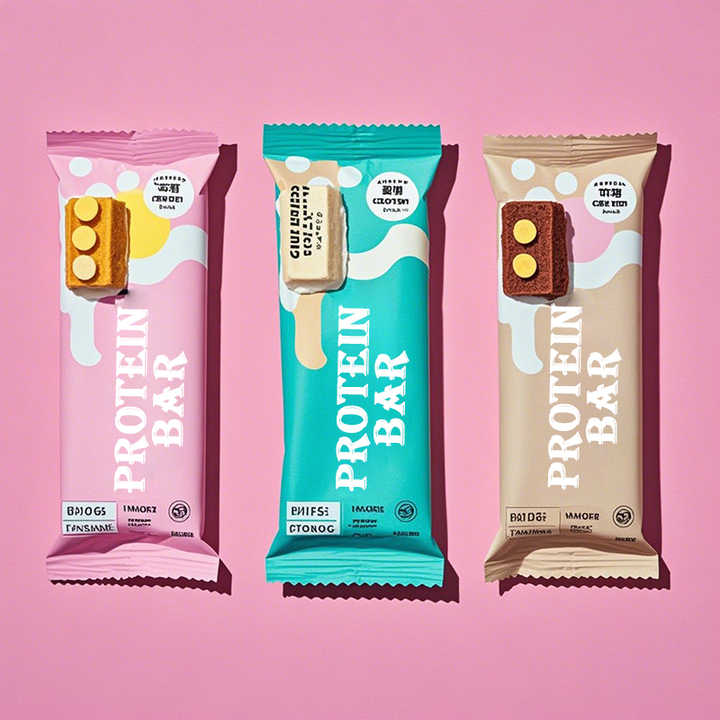 Custom Plastic Aluminum Foil Mylar Edible Chocolate Granola Nuts Energy ...