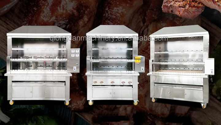 Commercial Trolley Charcoal Grill Rotisserie Spit Pig Fish Shrimp ...