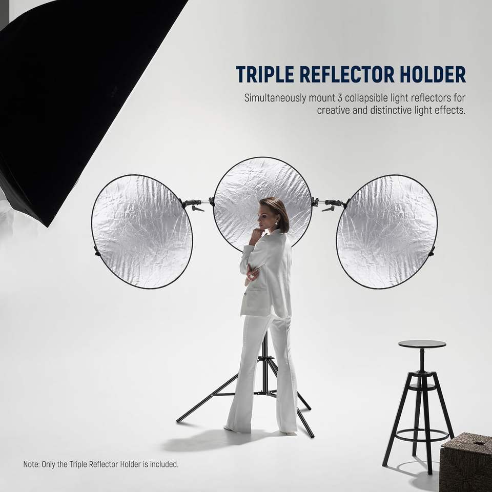 NEEWER ST-RF3 Three-Reflector Bracket Photography Tripod Telescopic ...