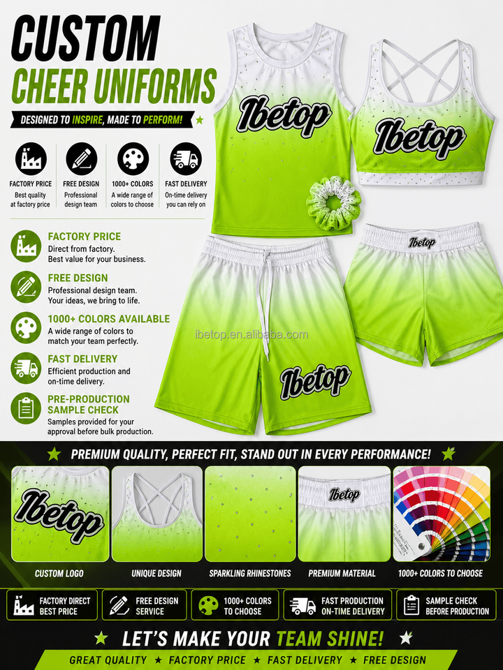 Customizable Custom Logo Girls Ladies Adults Cheerleading Exercise ...