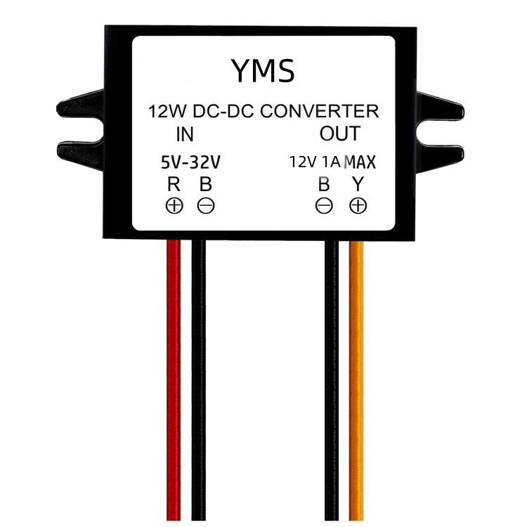 5V-32V to 12V 1A 12W Automatic Buck-Boost DC Power Supply Module DC-DC Stabilizer Converter with ...