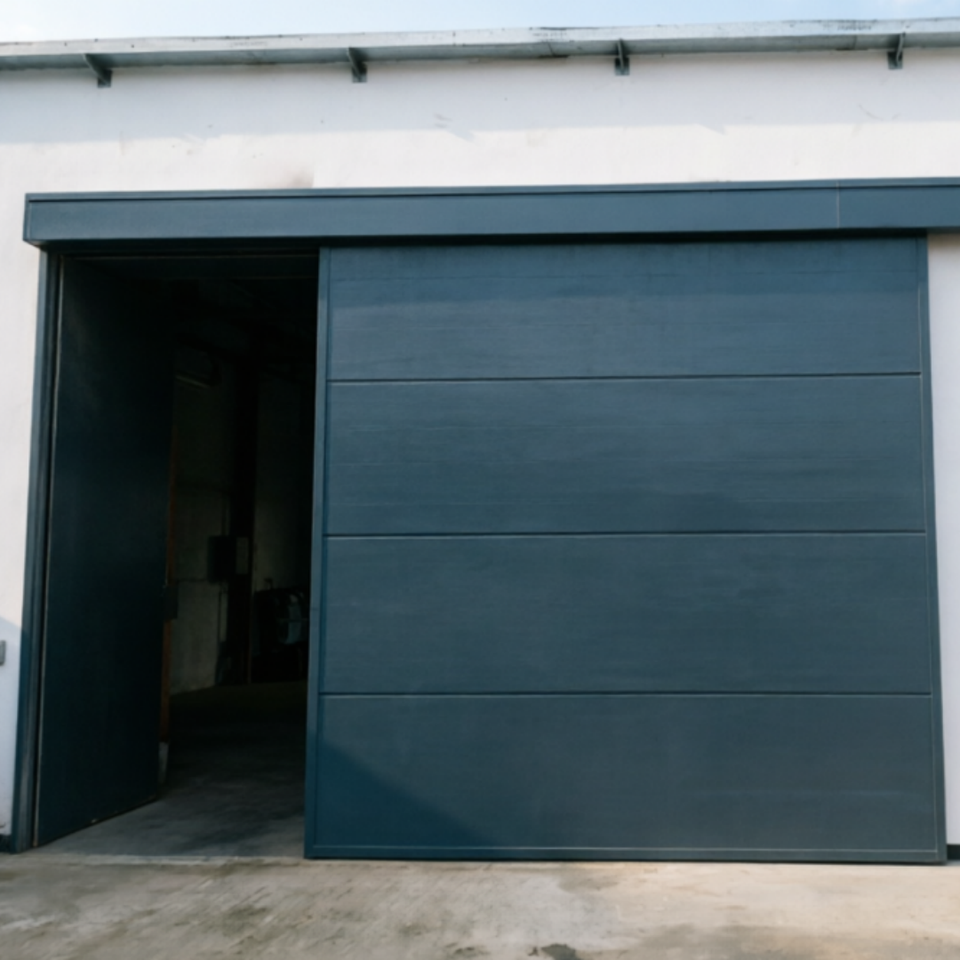 Fire Rated Industrial Soundproof Door STC 48dB High Rating Engineering ...
