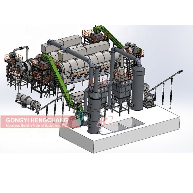 Coconut Shell Activated Carbon Making Machine with Motor