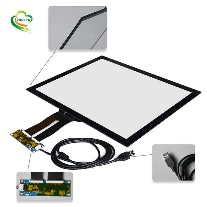 17 Inch Touchscreen USB Projected Capacitive (PCAP) Touch Screen Panel, Touch Screen Overlay Kit ...